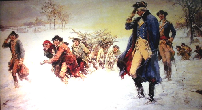 Picture Information: Washington at Valley Forge