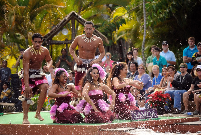 Picture Information: Samoan Dancers at Polynesian Cultural Center in Laie