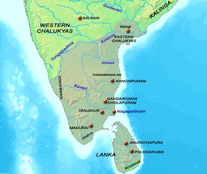 Picture Information: Map of Chola Empire