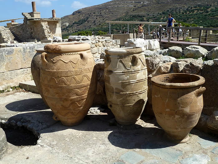 Picture Information: Pithoi at Knossos