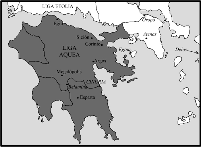 Picture Information: Map of Achaean League