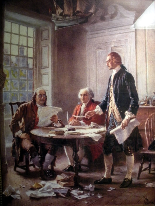 Picture Information: Declaration of Independence (Ben Franklin, John ...