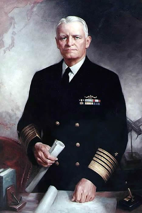 Picture Information: Admiral Chester Nimitz