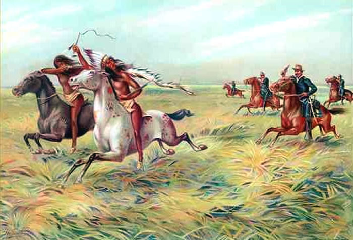 Picture Information: U.S. Cavalry vs. American Indians